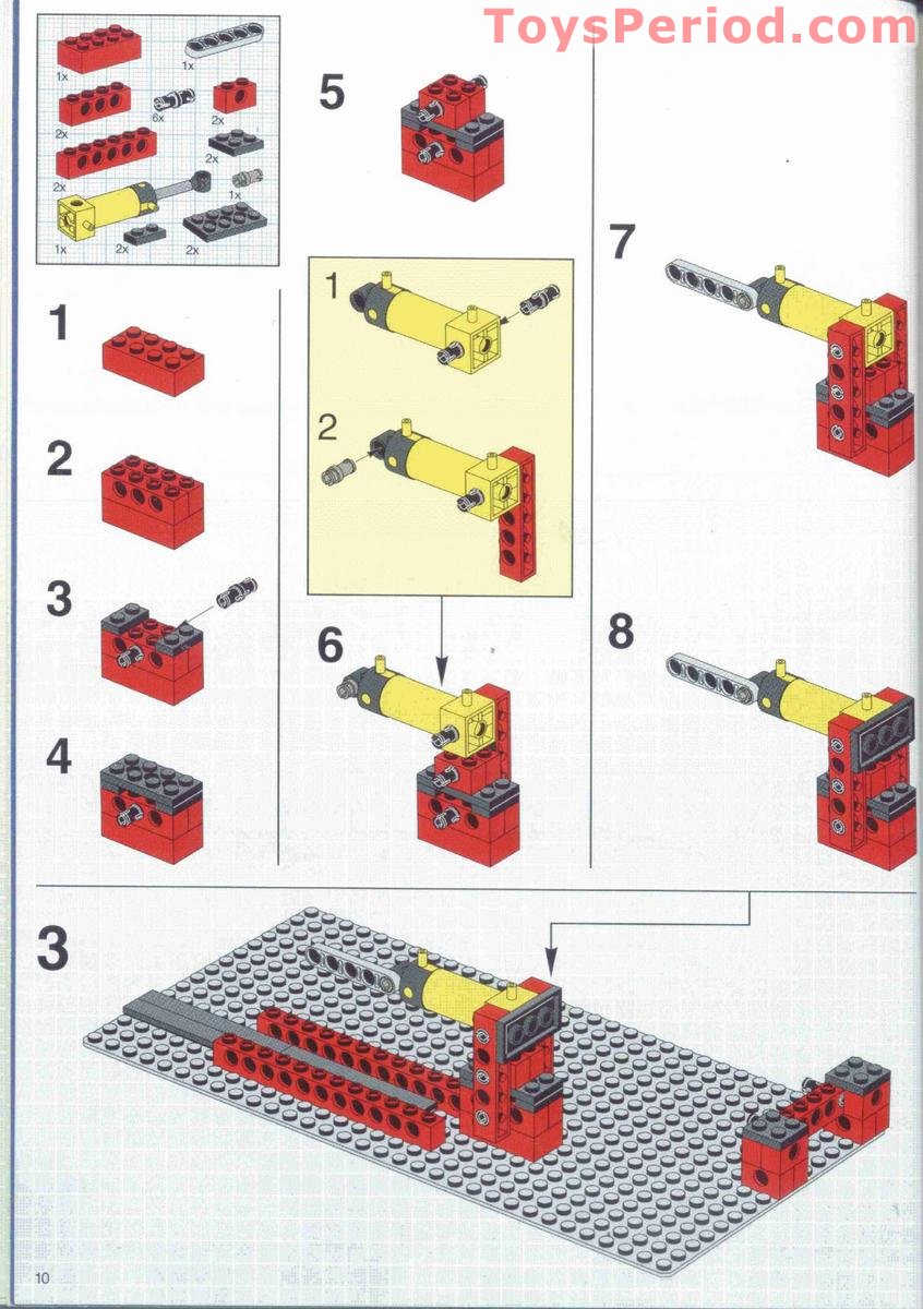 LEGO 9633 Advanced Air Power Set Instructions and Parts List
