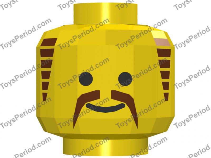LEGO Sets with Part 3626bpb096 Minifig Head Moustache, Stubble and ...