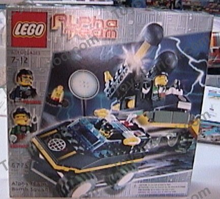 LEGO 6775 Alpha Team Bomb Squad Instructions and Parts List
