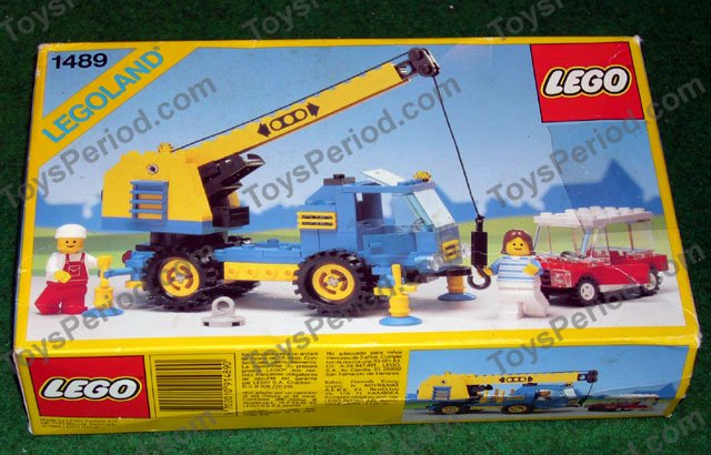 LEGO 1489 Mobile Car Crane Instructions, from 1989 | LEGO Reference