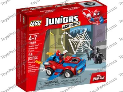 LEGO 10665 Spider-Man: Spider-Car Pursuit Set Parts List