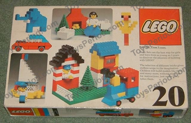 LEGO 20-1 Universal Building Set Parts List