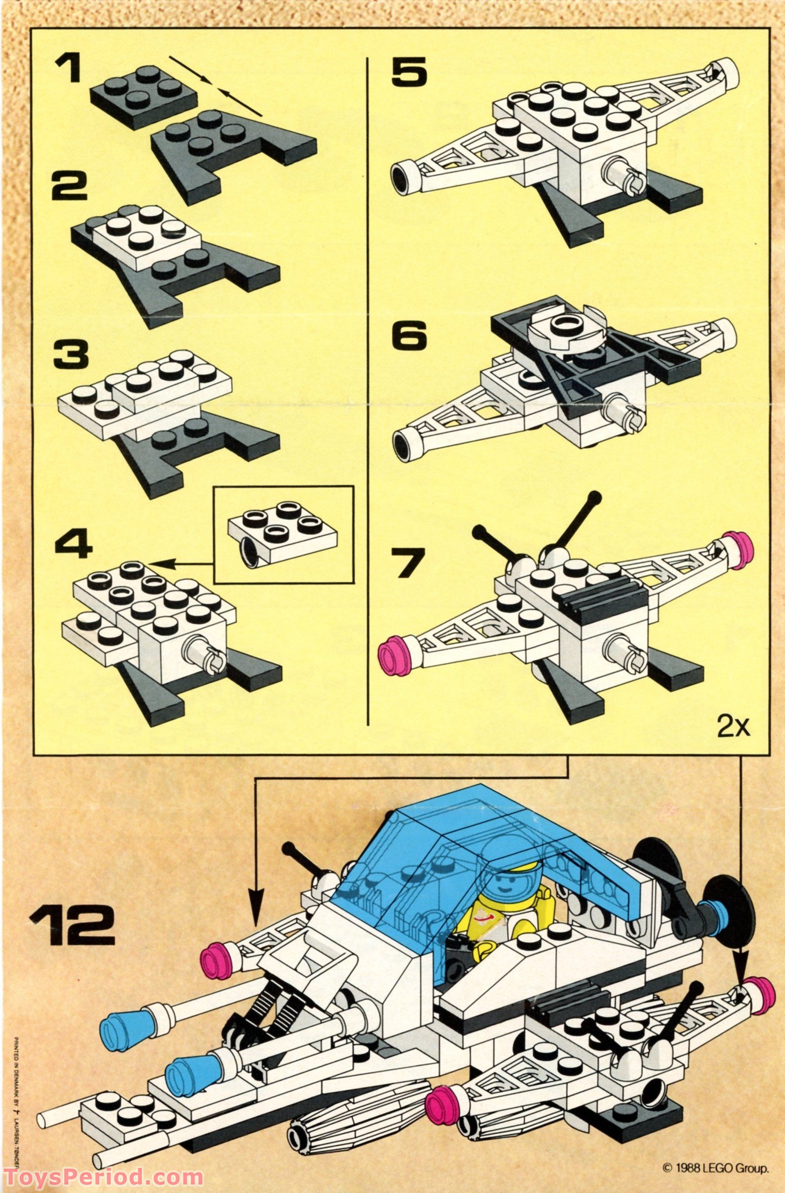 LEGO 6875 Hovercraft Instructions and Parts List