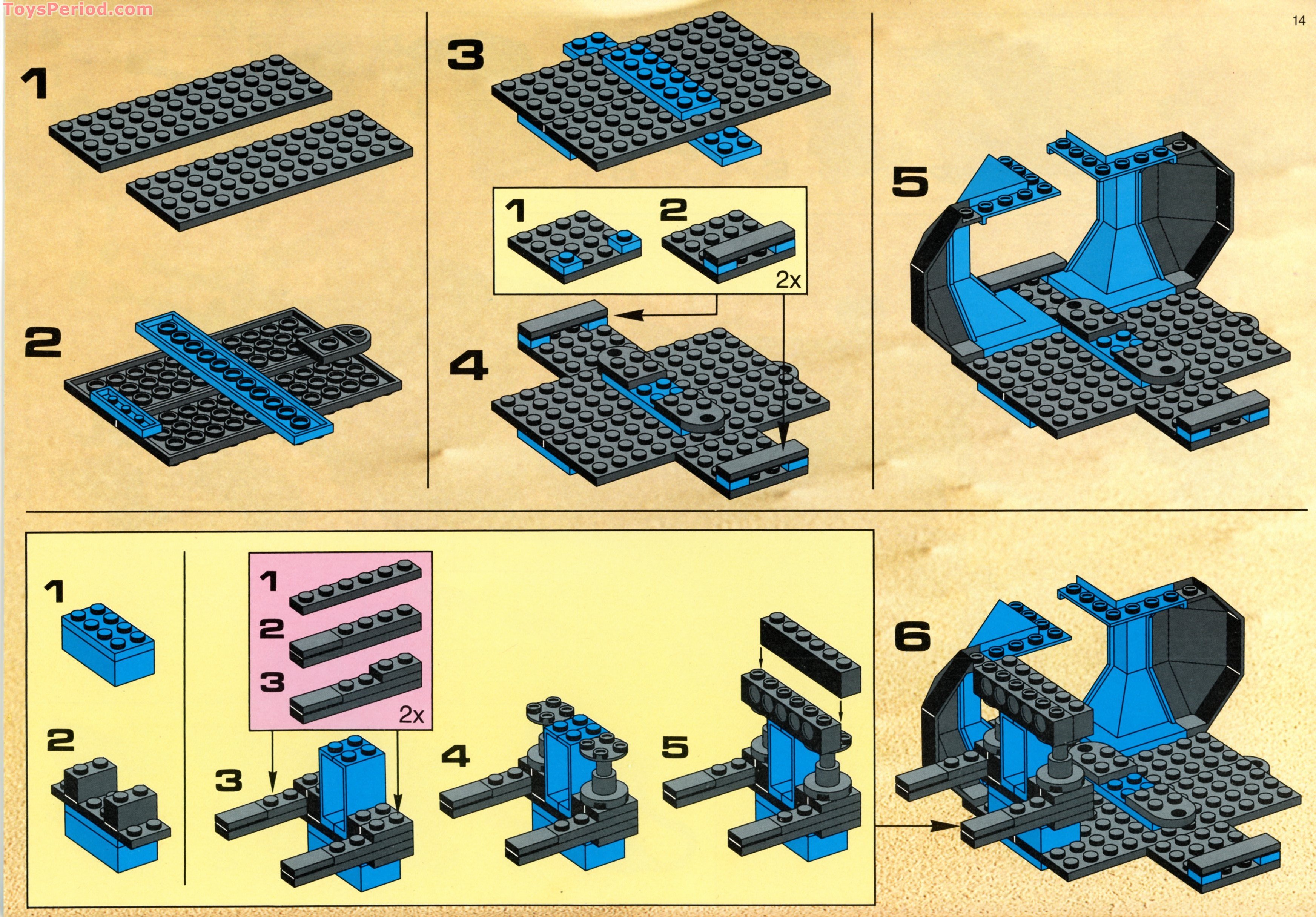 LEGO 6986 Mission Commander Instructions and Parts List