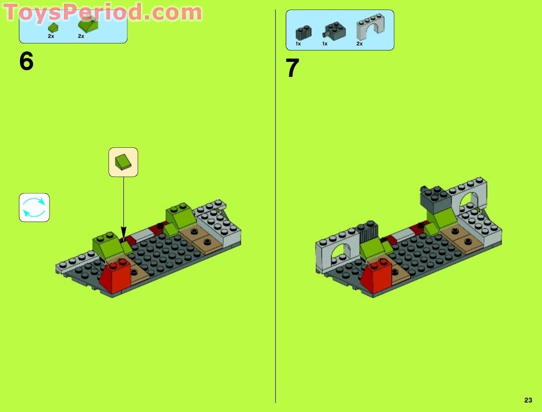 LEGO 79103 Turtle Lair Attack Instructions and Parts List