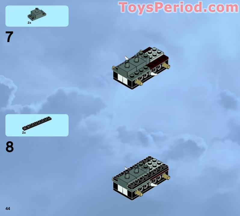 LEGO 9467 The Ghost Train Instructions and Parts List