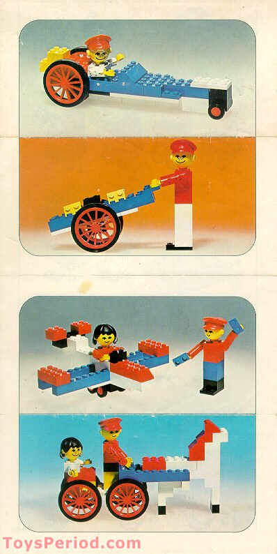 LEGO 254-1 Mother and Daughter with Prams Instructions and Parts List