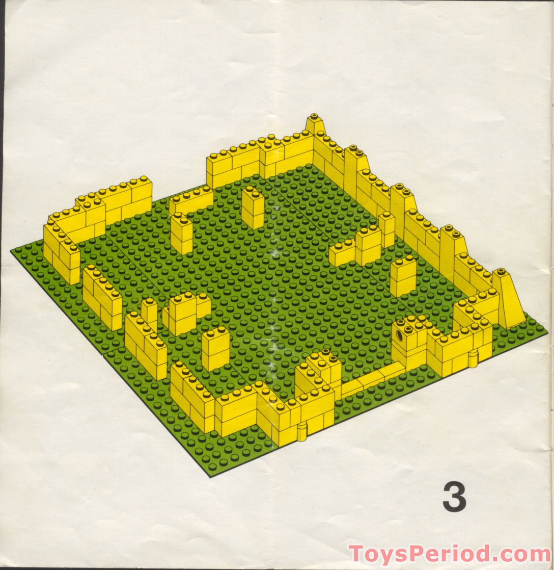 LEGO 375-2 Castle Instructions and Parts List