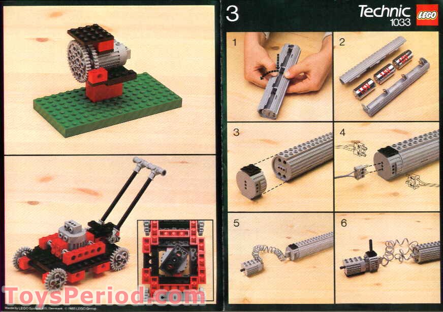 LEGO 1033 Building Instructions for Set 1032 Instructions and Parts List