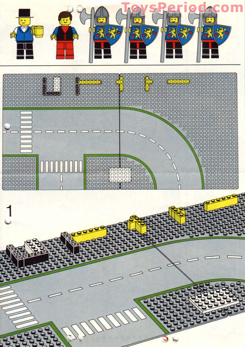 LEGO 1592-1 Town Square - Castle Scene - UK Edition Instructions and ...