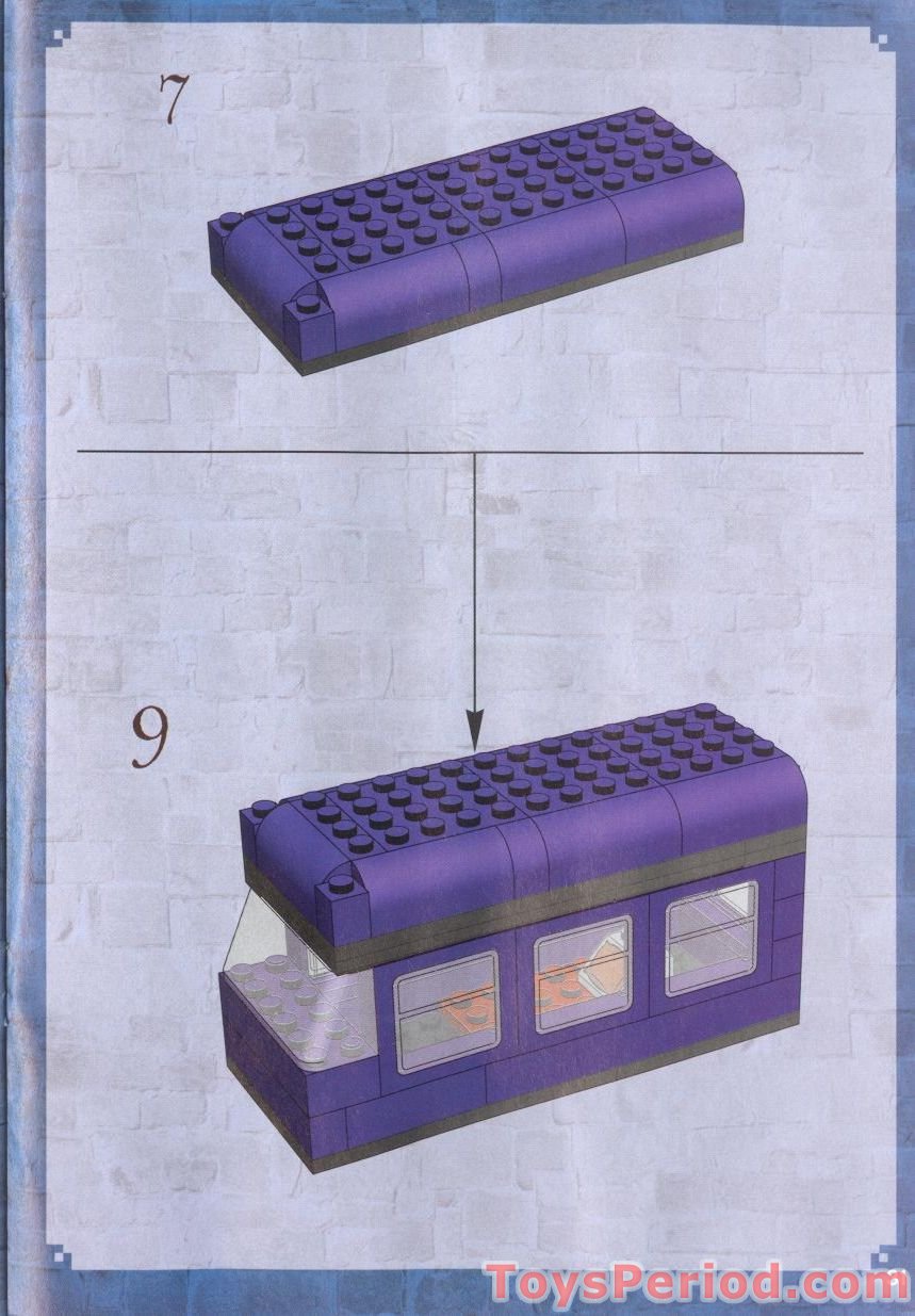 LEGO 4755 Knight Bus Instructions and Parts List