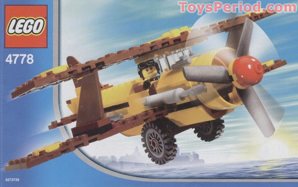 LEGO 4778 Desert Biplane Instructions and Parts List