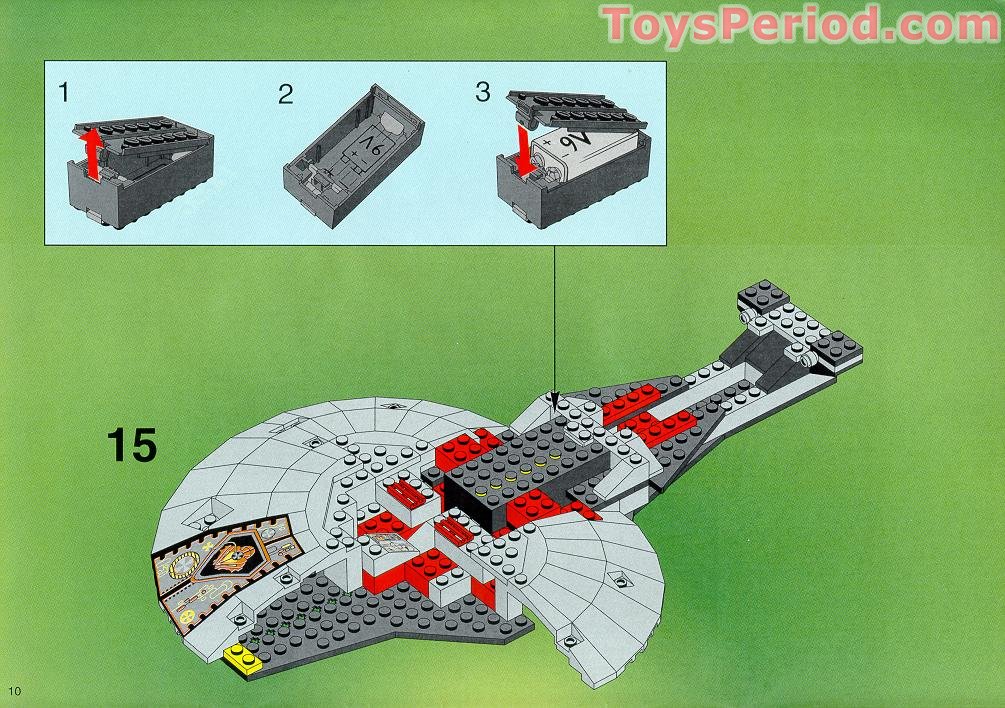 LEGO 6979 Interstellar Starfighter Instructions and Parts List