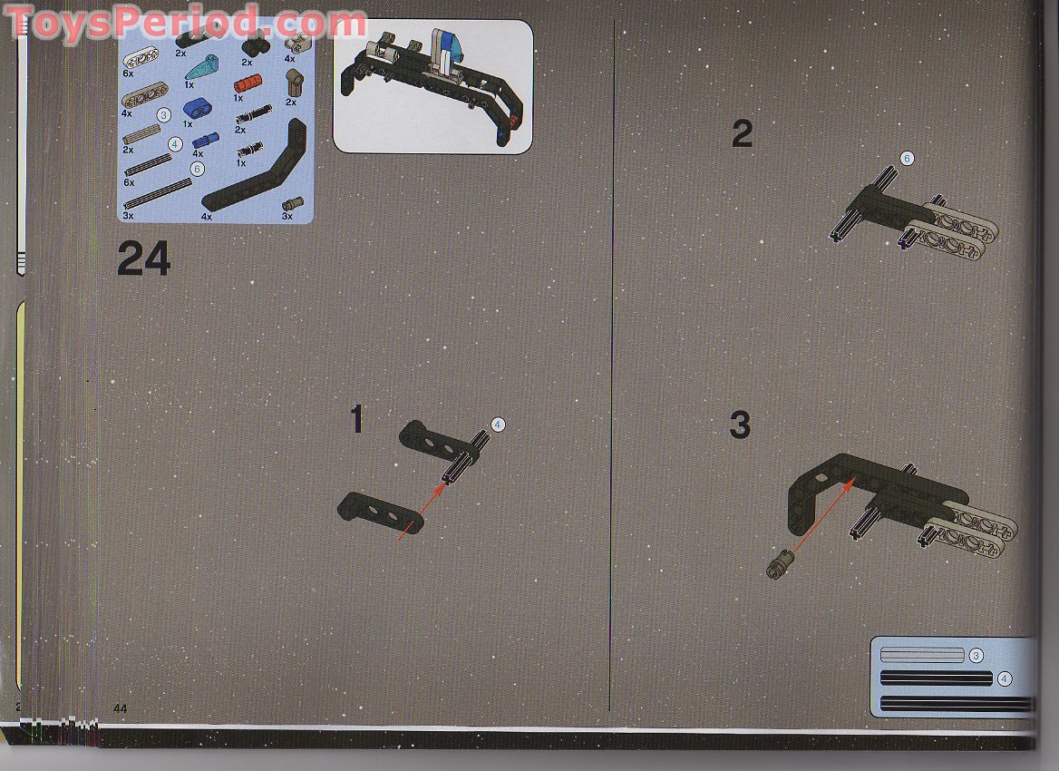 LEGO 6211 Imperial Star Destroyer Instructions and Parts List