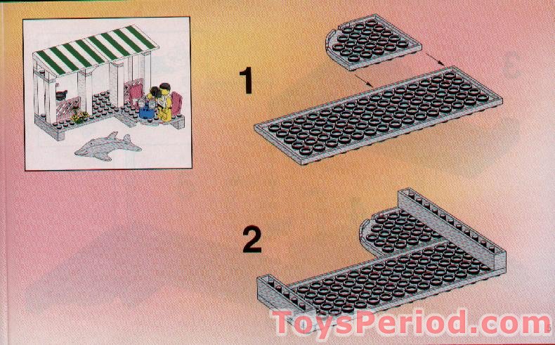 LEGO 6489 Seaside Holiday Cottage Instructions and Parts List