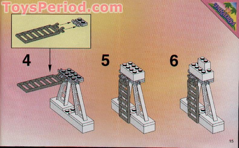 LEGO 6489 Seaside Holiday Cottage Instructions and Parts List