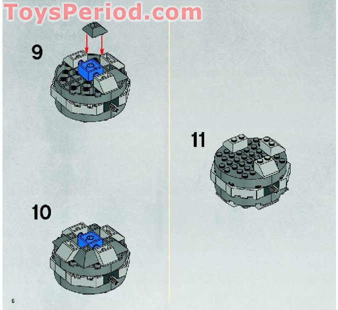 LEGO 7681 Separatist Spider Droid Instructions and Parts List