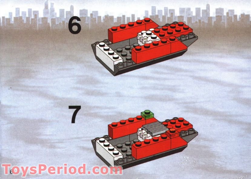 LEGO 7043 Firefighter Instructions and Parts List