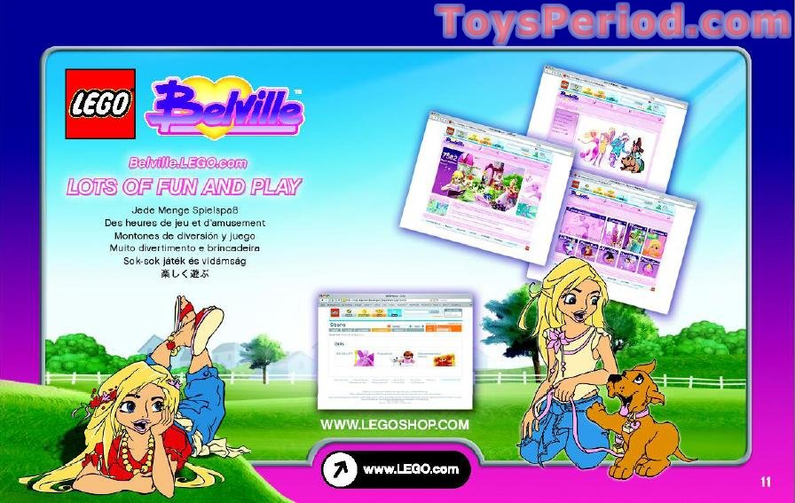 LEGO 7583 Playful Puppy Instructions and Parts List