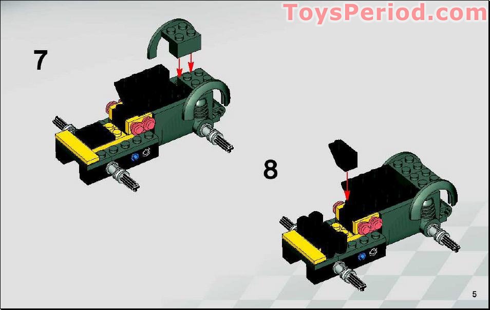 LEGO 8670 Jump Master Instructions and Parts List