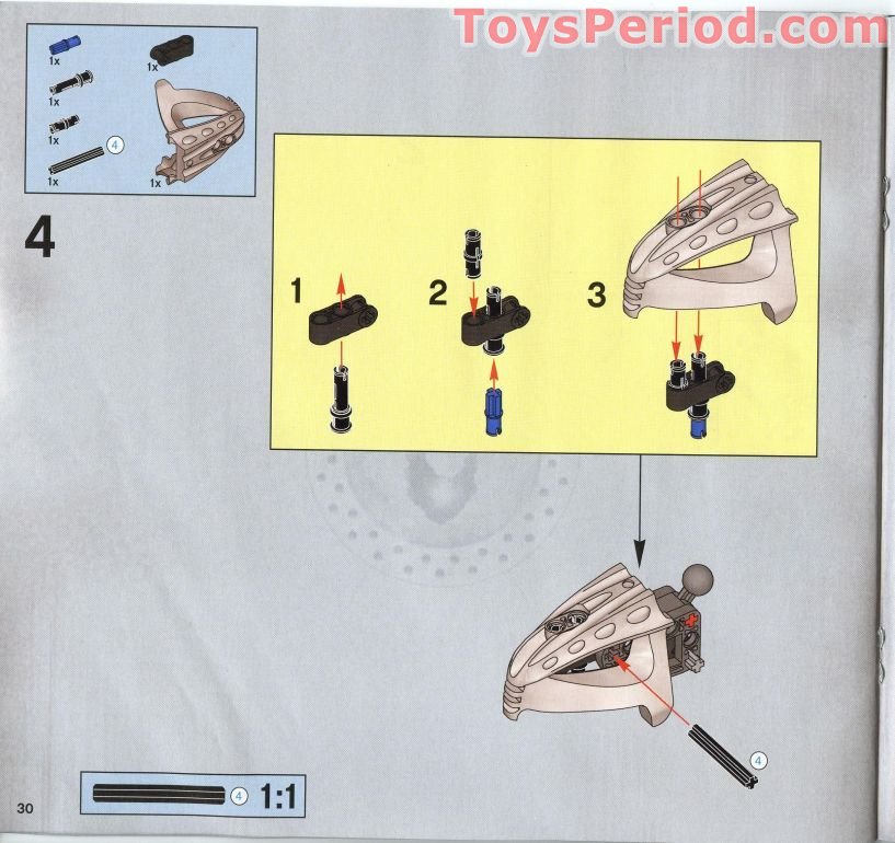 LEGO 8764 Vezon and Fenrakk Instructions and Parts List