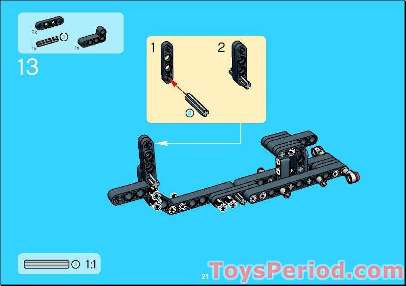 LEGO 8433 Cool Movers Instructions and Parts List