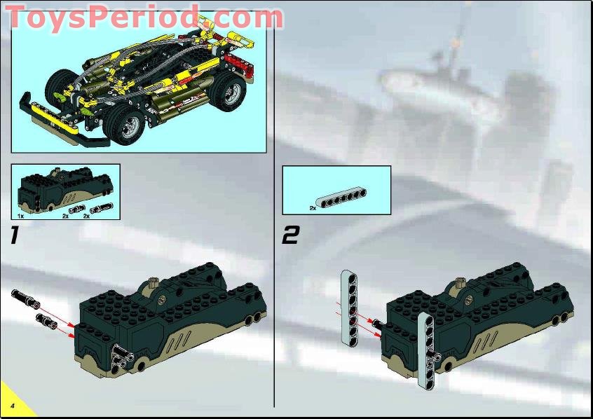 LEGO 8472 Street 'n' Mud Racer Instructions and Parts List