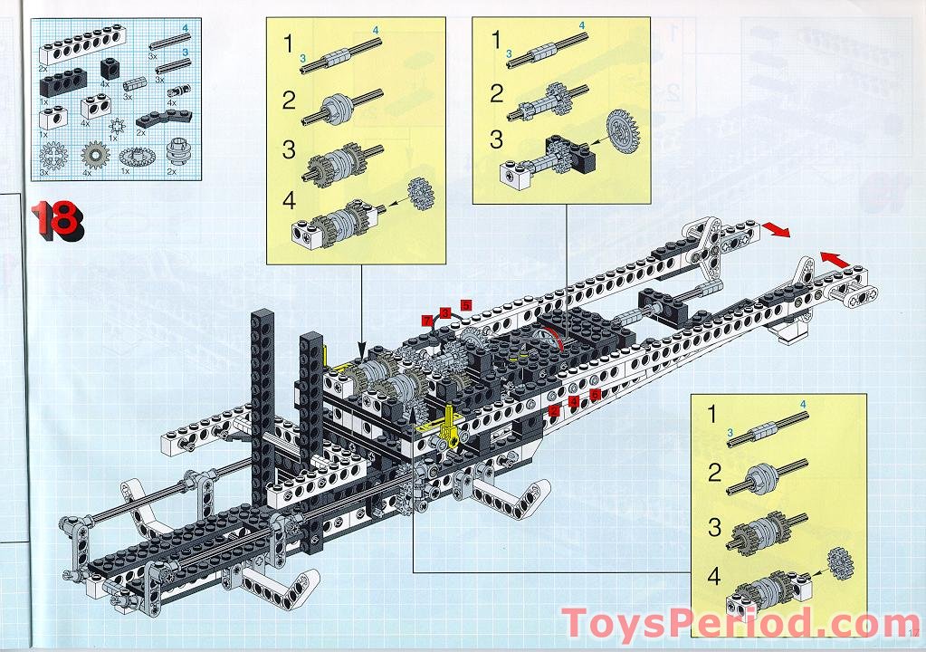 LEGO 8480 Space Shuttle Instructions and Parts List