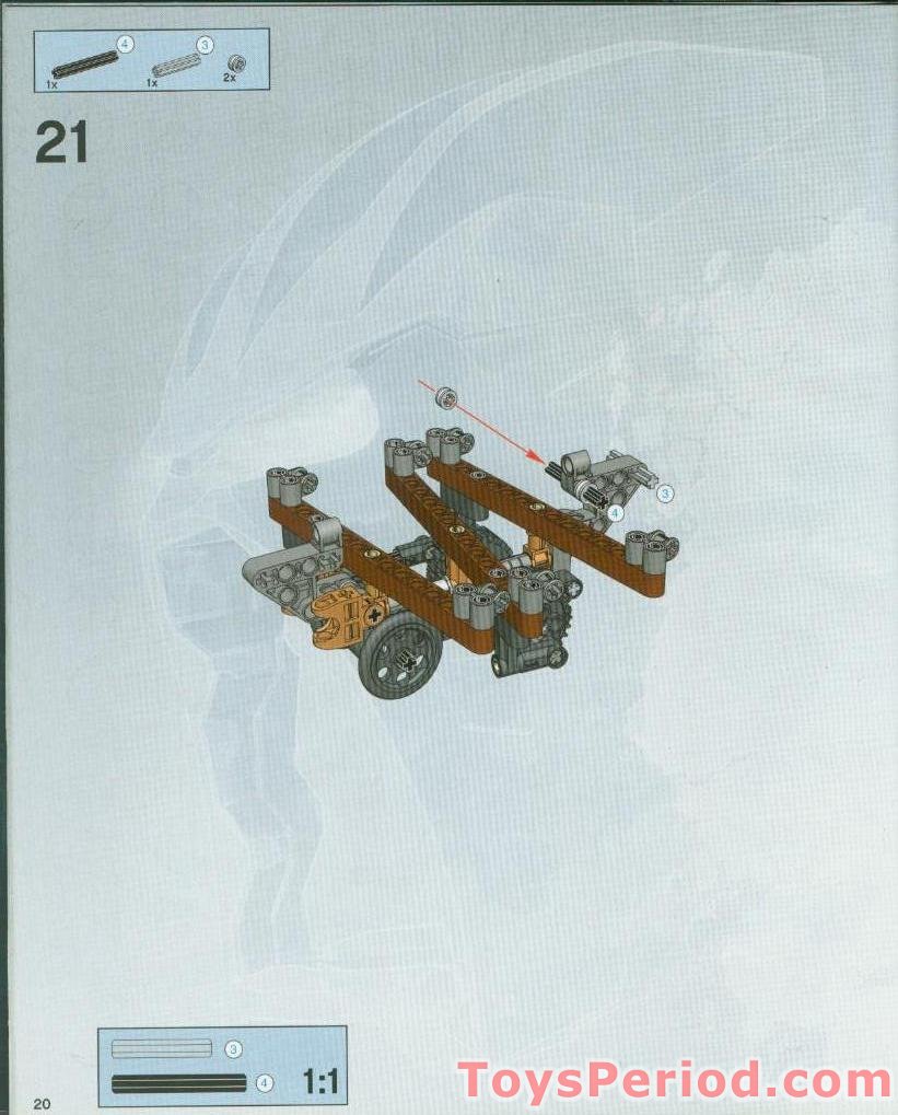 LEGO 8595 Takua and Pewku Instructions and Parts List