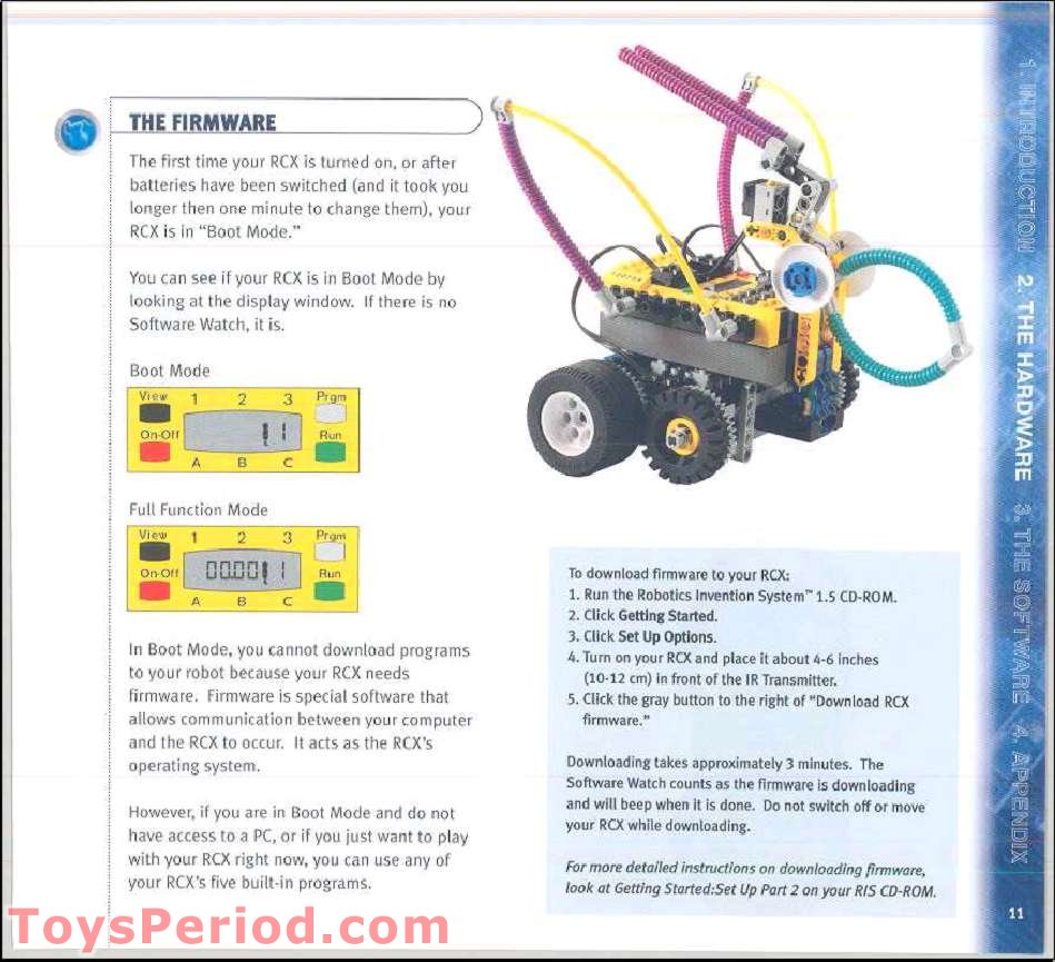 LEGO 9747 Robotics Invention System, Version 1.5 Set Parts Inventory ...