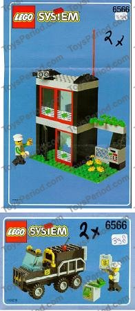 LEGO 6566 Bank Instructions and Parts List