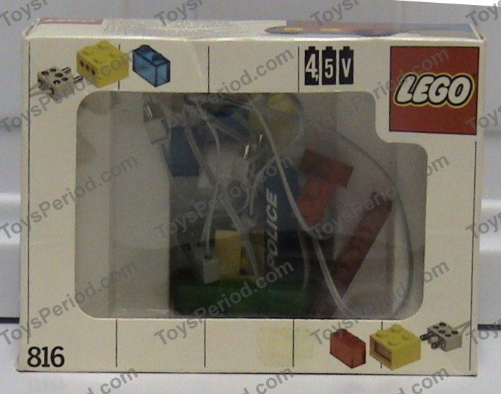 LEGO 816 Lighting Bricks, 4.5v Instructions and Parts List
