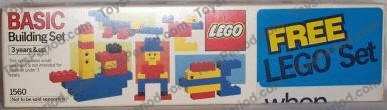 LEGO 1560-3 Crest Promotional Set, Basic Building Set Parts List