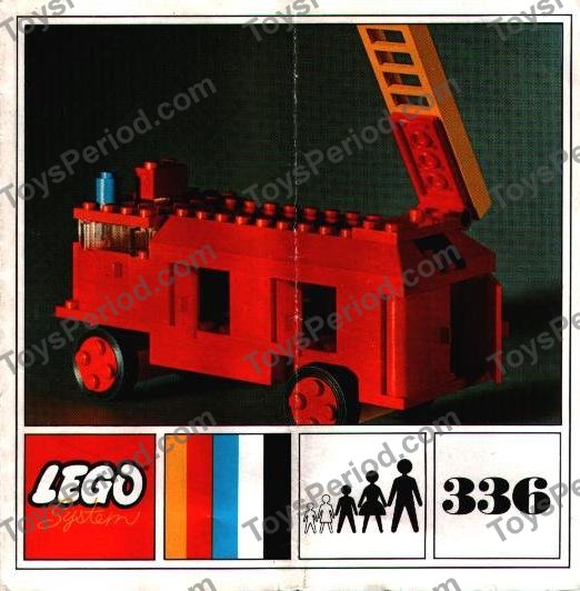 LEGO 336 Fire Engine Instructions and Parts List