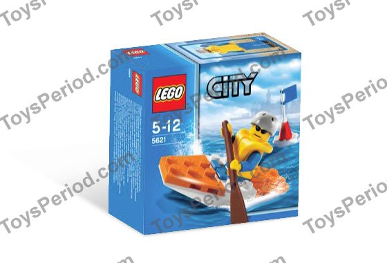 LEGO 5621 Coast Guard Kayak Instructions and Parts List