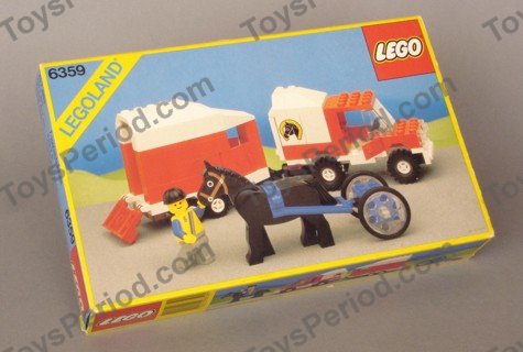 LEGO 6359 Horse Trailer Instructions and Parts List