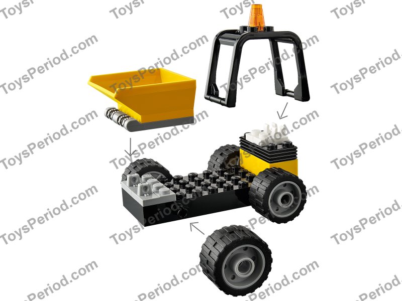 LEGO 60284 Roadwork Truck Set Parts List