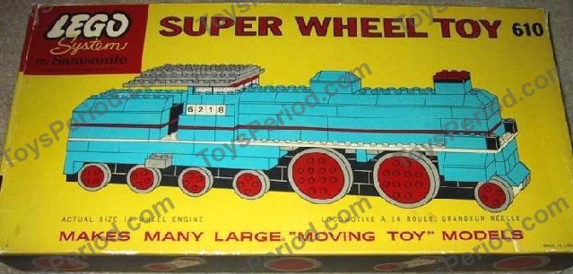 LEGO 610-3 Super Wheel Toy Set (Long Box Canadian Version) Instructions ...