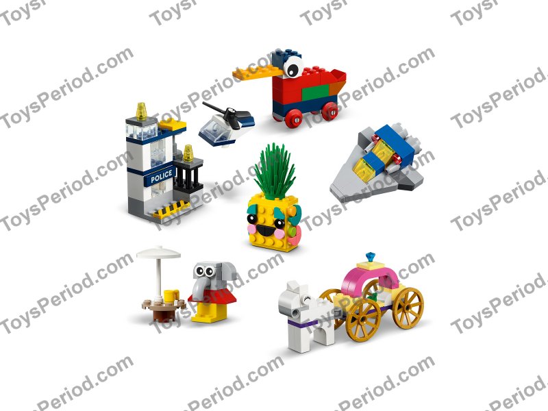 LEGO 11021 90 Years of Play Set Parts List