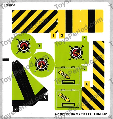 LEGO Sets with Part 60123stk01 Sticker Sheet for Set 60123 - (24538/ ...