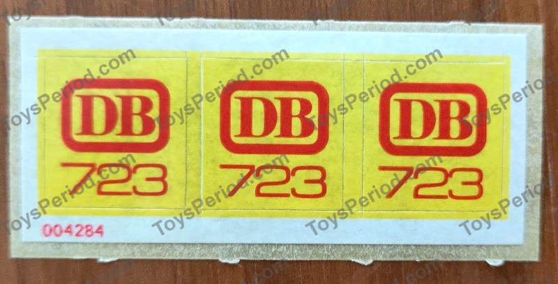 LEGO Sets with Part 723.2stk01 Sticker Sheet for Set 723-2