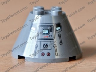 LEGO Sets with Part 3943bpb06 Cone 4 x 4 x 2 with Axle Hole and Hatches ...