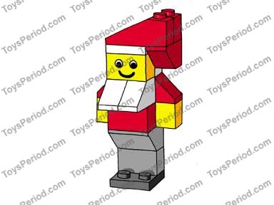 LEGO 2878-1 Santa Claus Instructions and Parts List