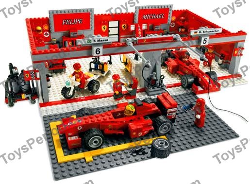 LEGO 8144-1 Ferrari 248 F1 Team (Schumacher) Instructions and Parts List