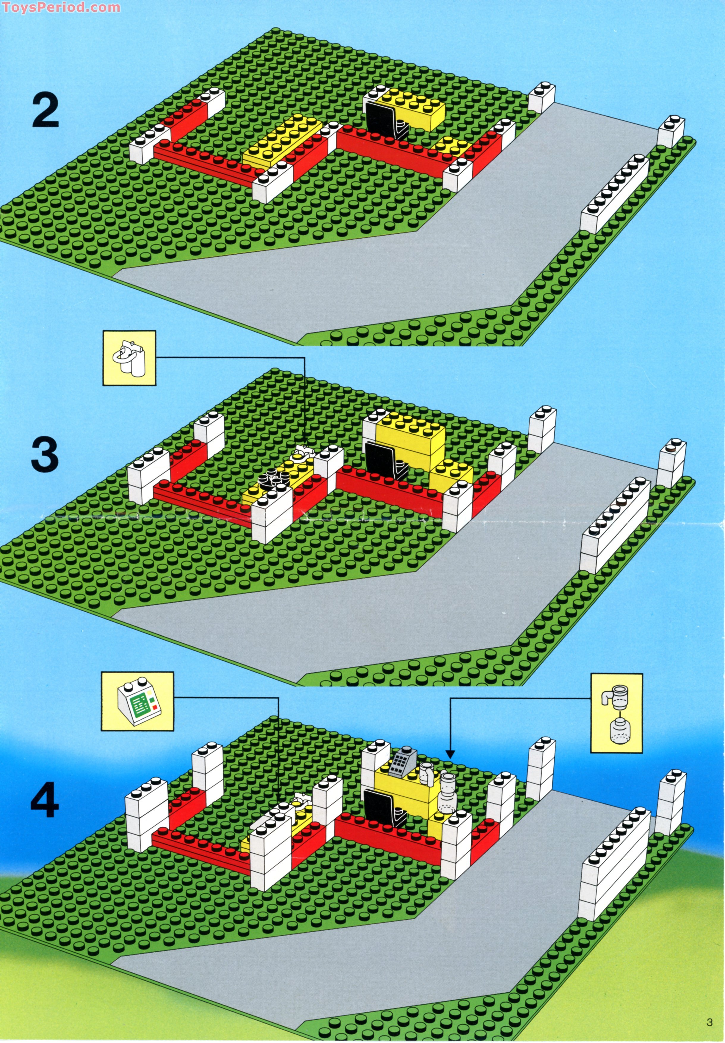 LEGO 6380 Emergency Treatment Center Instructions and Parts List