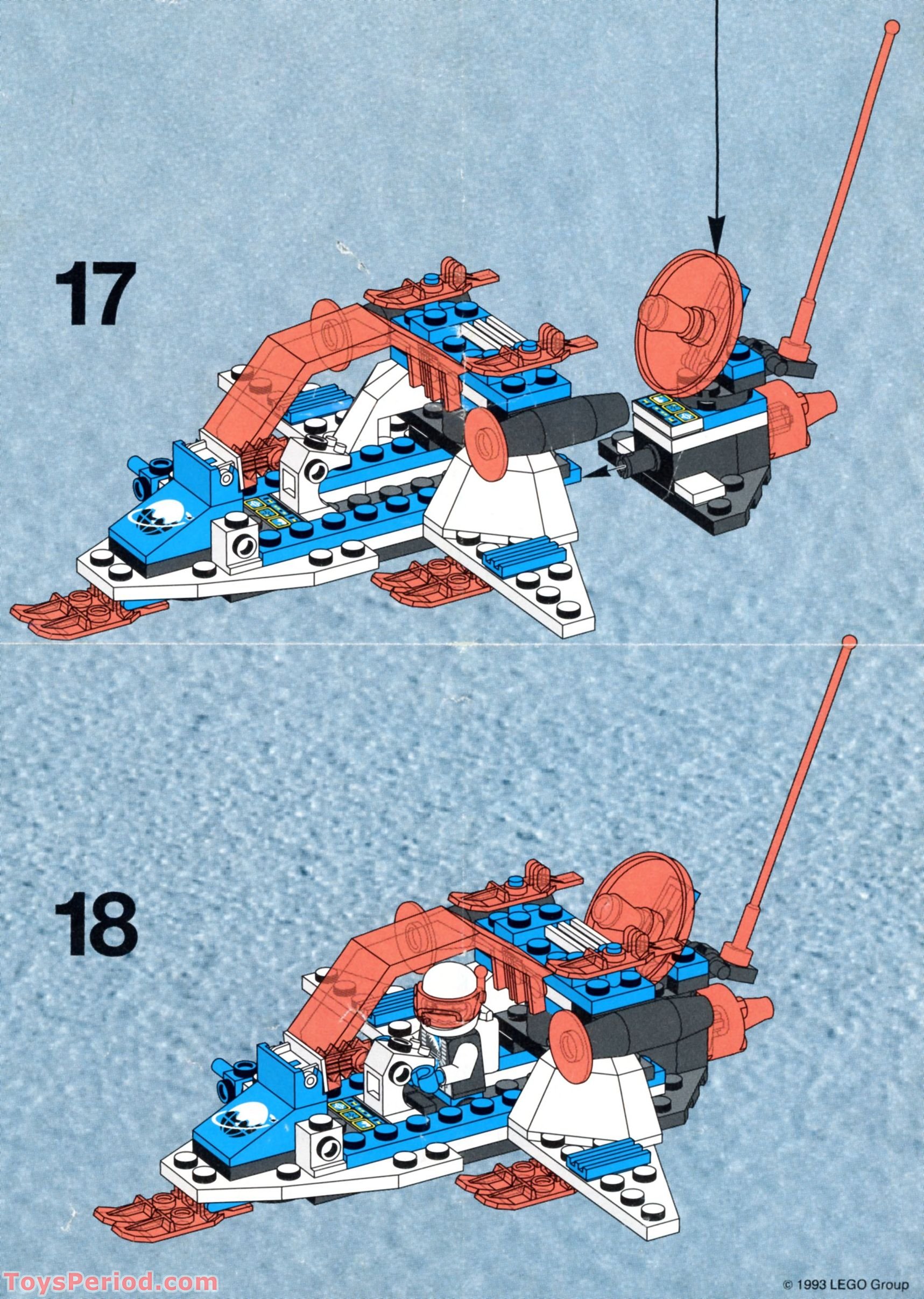 LEGO 6879 Blizzard Baron Instructions and Parts List