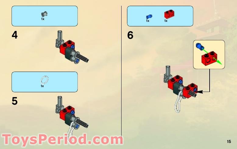 LEGO 70501 Warrior Bike Instructions and Parts List