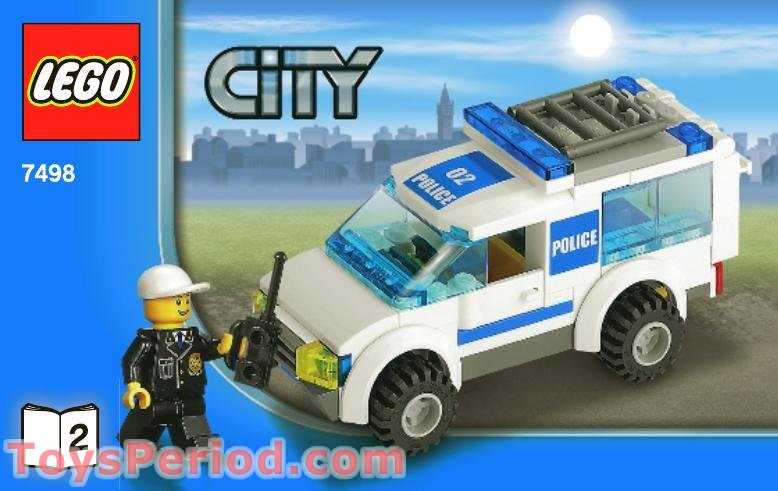 LEGO 7498 Police Station Instructions and Parts List