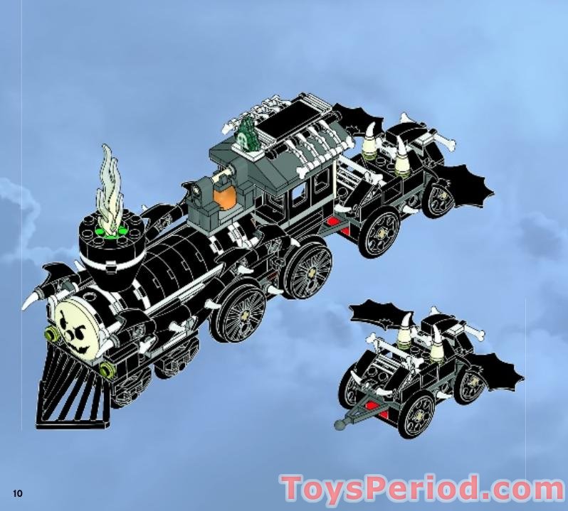 LEGO 9467 The Ghost Train Instructions and Parts List