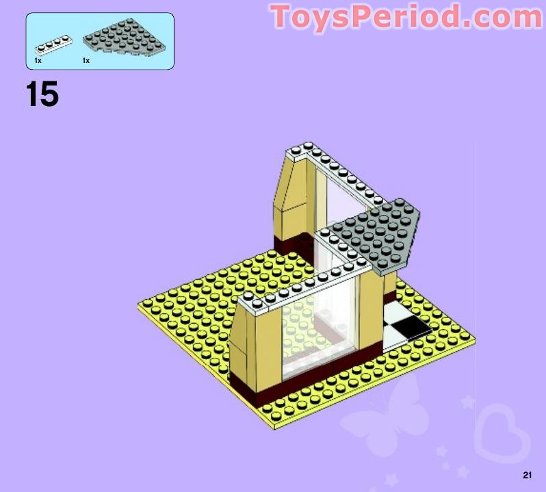 LEGO 41006 Downtown Bakery Instructions and Parts List